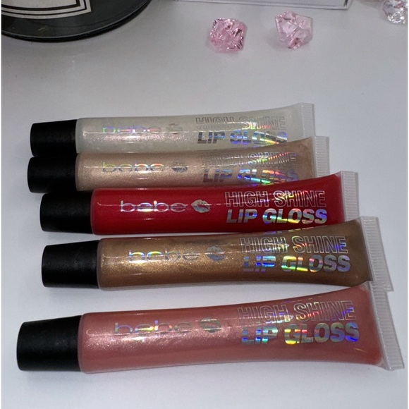 bebe | Makeup | Lot Of 5 Bebe High Shine Lip Glosses | Poshmark